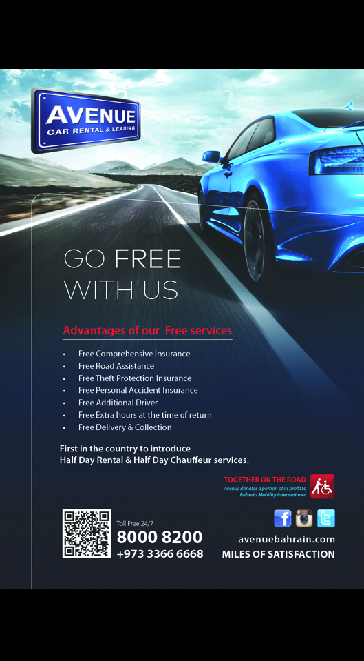 Avenue Rent a Car - Bahrain Car Rental - Bahrain car Leasing - Bahrain ...