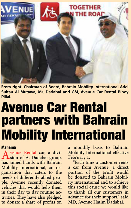 Avenue Rent a Car - Bahrain Car Rental - Bahrain car Leasing - Bahrain ...